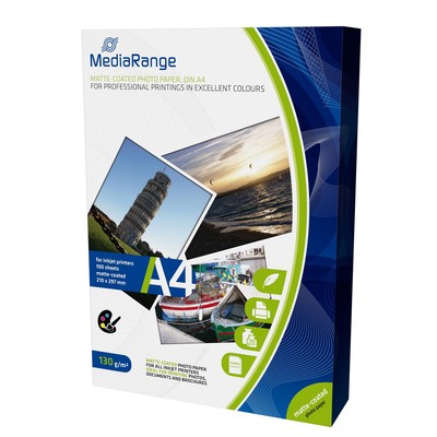 MediaRange MRINK101 Photo Paper A4 White Matte ~E~ | eBay