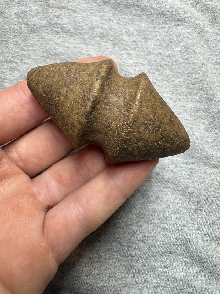 Native American Full Grooved Stone War Club Head Arrowheads | eBay