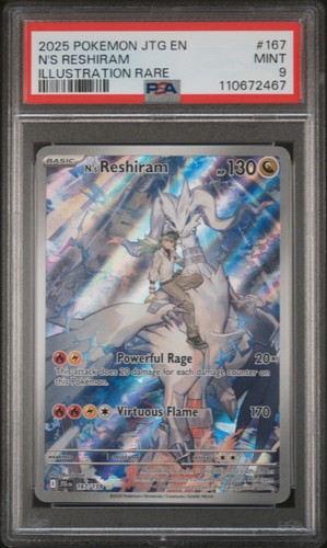 2025 POKEMON JTG EN-JOURNEY TOGETHER ILLUSTRATION RARE #167 N'S ...