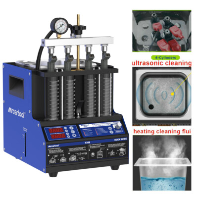 Ultrasonic Fuel Injector Cleaner Tester Heating Nozzle Injector ...