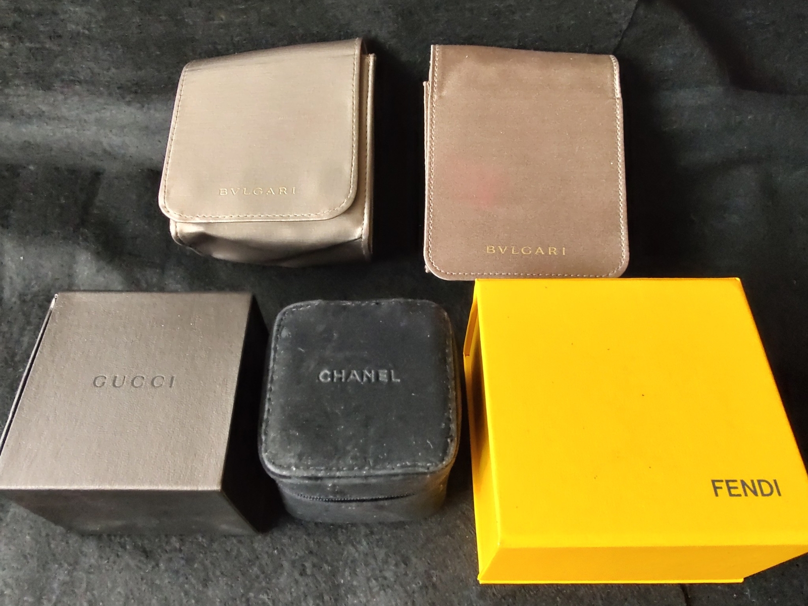 Empty Watch Box, Authentic, FENDI, CHANEL, GUCCI, BVLGARI Watch boxes ...