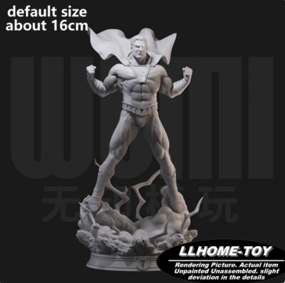 Anime Superhero Shazam Billy Batson Resin 3D Print GK Figure DIY Model ...