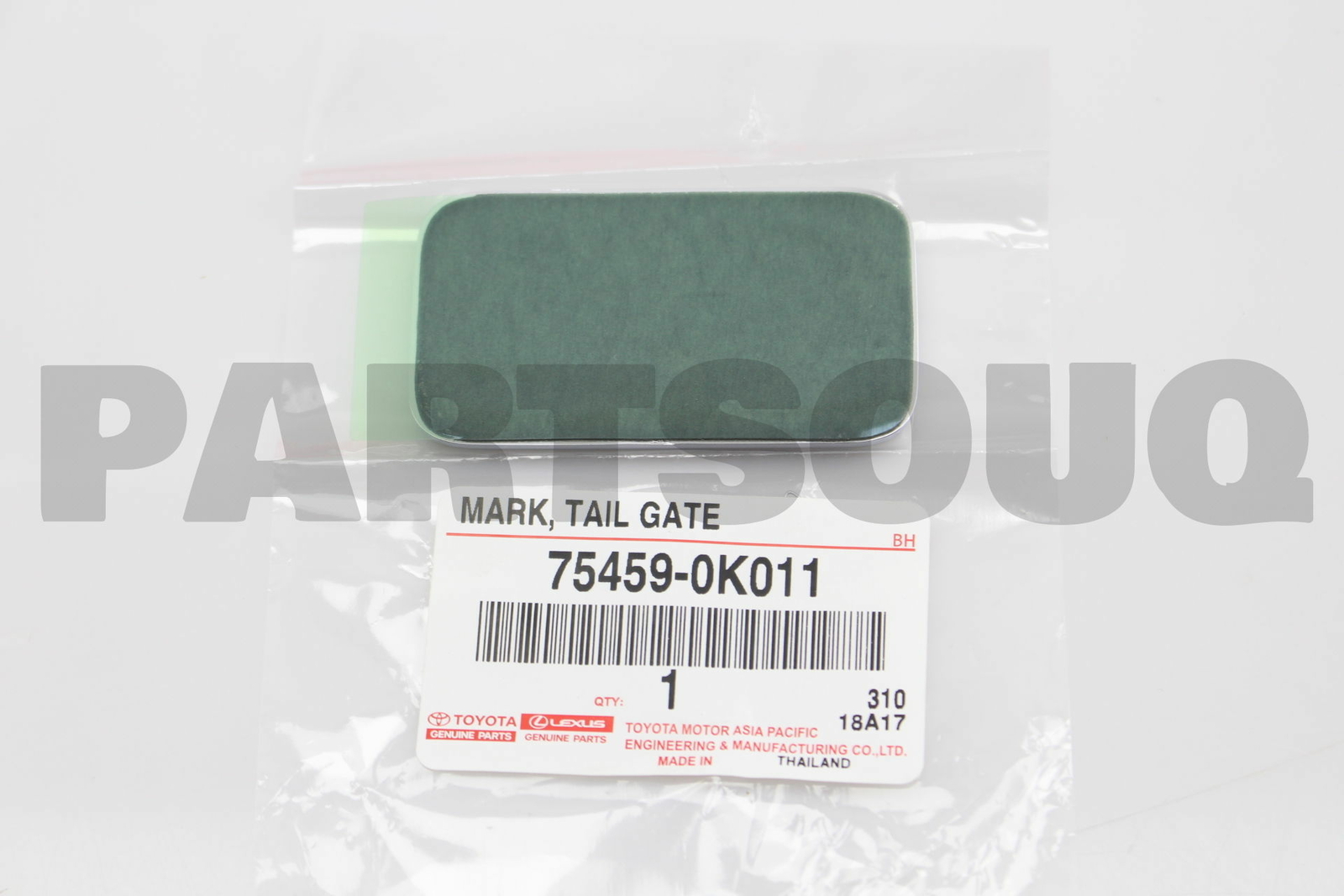 754590K011 Genuine Toyota MARK, BACK DOOR 75459-0K011 | eBay