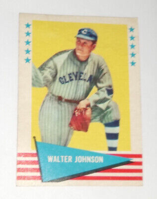 1961 Fleer #49 Walter Johnson Washington Senators | eBay