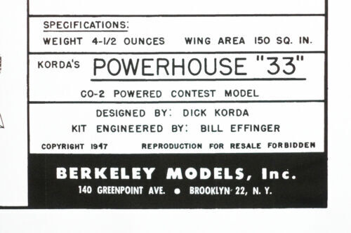 Berkeley Control Line & Freeflight Models & Kits for sale - eBay