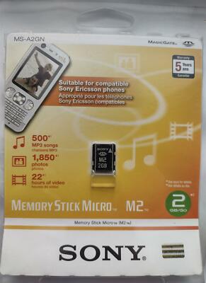 Genuine Sony 2GB Memory Stick Micro M2 Card, UK Seller | eBay UK