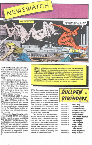 Marvel Age Comic 46 Copper Age First Print 1987 X-Men Fantastic Four ...