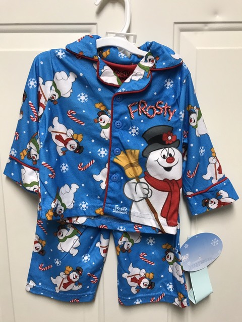 NWT Baby/Toddler Boys' Frosty the Snowman 2pc Pajama Set | eBay