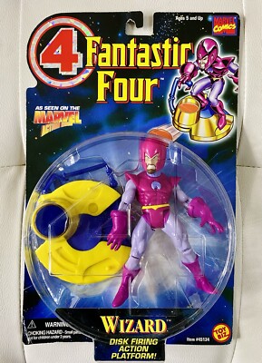 Vintage Fantastic Four Wizard Action Figure 1996 Toybiz Marvel New | eBay