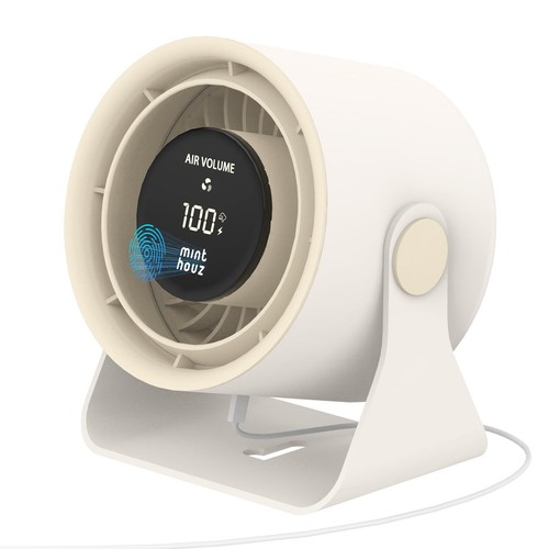 Desk Fan - Touch Control LED Display, Premium USB Fans 3600mAh ...