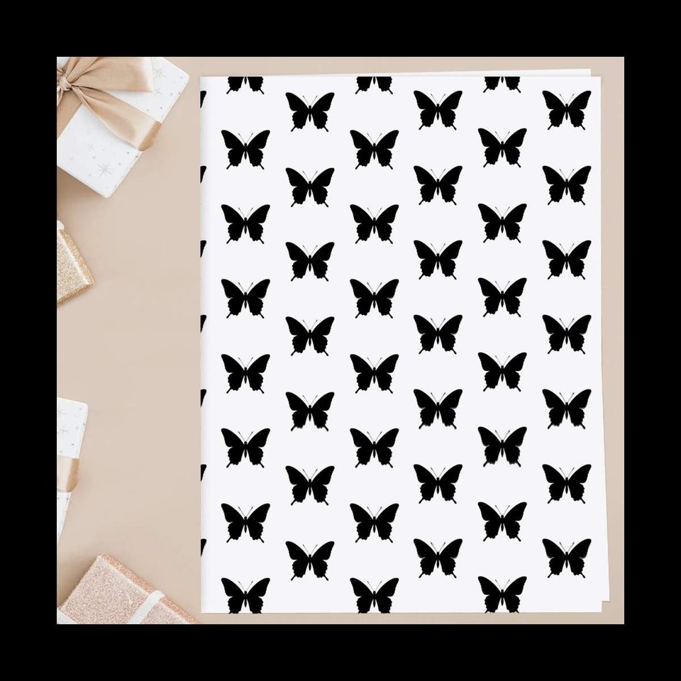 'Butterfly Silhouette ' Gift Wrap / Wrapping Paper / Gift Tags ...