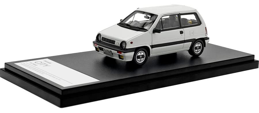 Hi Story 1/43 Honda CITY R (1985) Greek White mini car toy | eBay