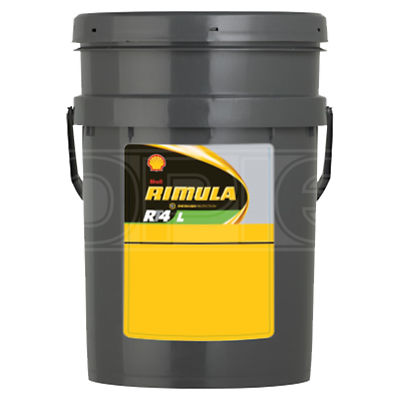 Shell Rimula R4 L 15W-40 15W40 E9, E7, CJ-4, CI-4 Low Saps Engine Oil ...