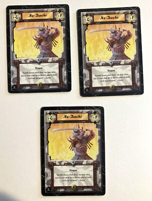 No-Dachi (3) L5R Legend of the Five Rings CCG Jade Edition | eBay