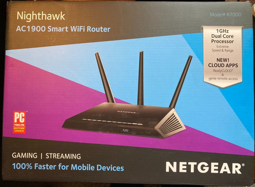 NETGEAR Nighthawk Model #R7000 AC1900 Smart Dual-Band Wi-Fi Router | eBay