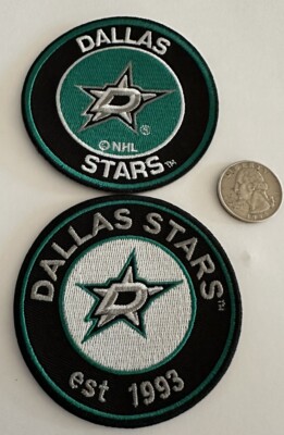 (2)-DALLAS STARS Vintage Style Embroidered Iron On Patches 3”x 3 ...