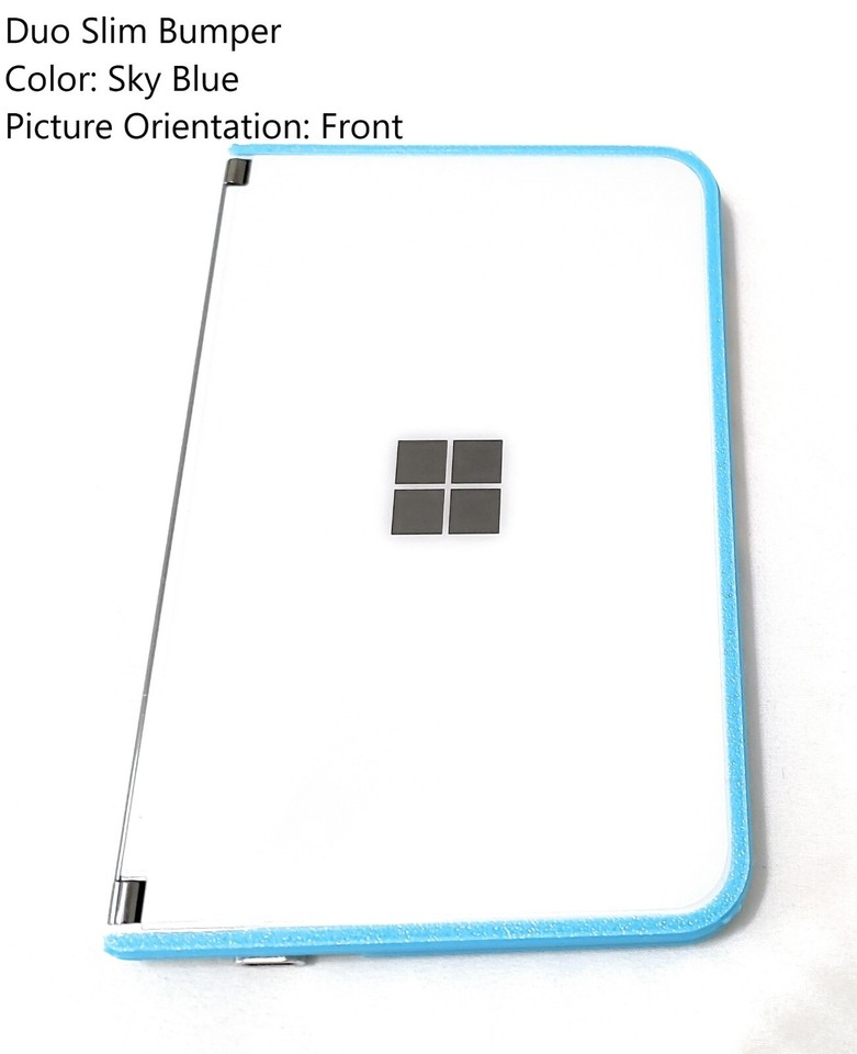 Surface Duo Slim Series Bumper, TPU Rubber, Optional button protection ...
