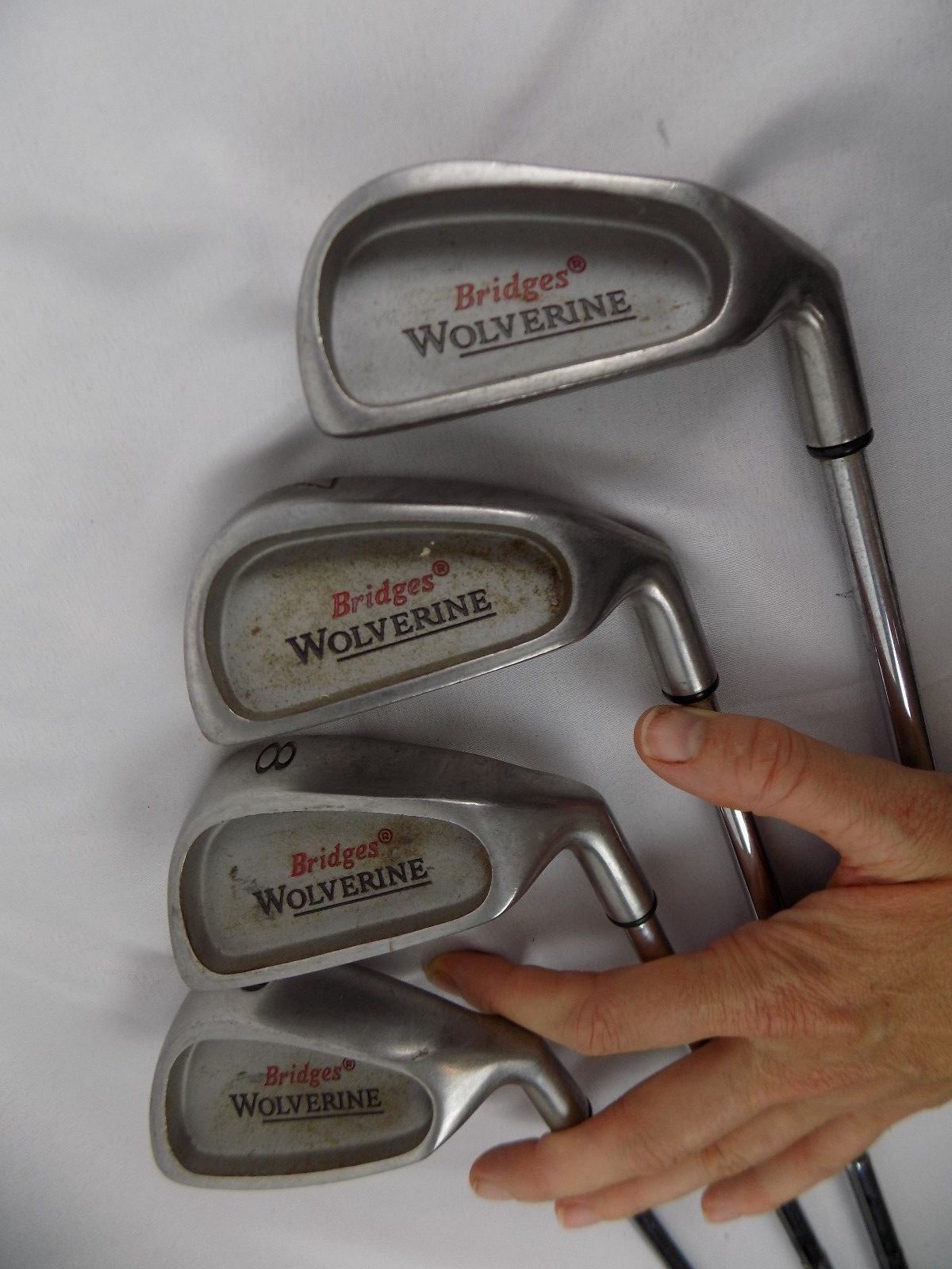 11 pc Golf Club Set Mizuno Bag Wolverine Bridges Ignitor Sole RH 3 4 5 ...