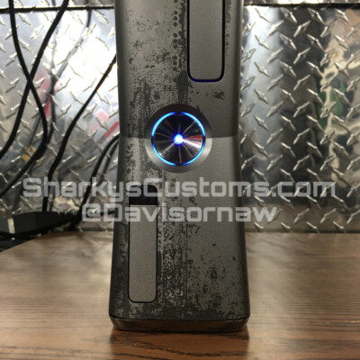 Custom Xbox 360 Slim RF ROL - Ring Of Light Power Button BLUE Plug ...
