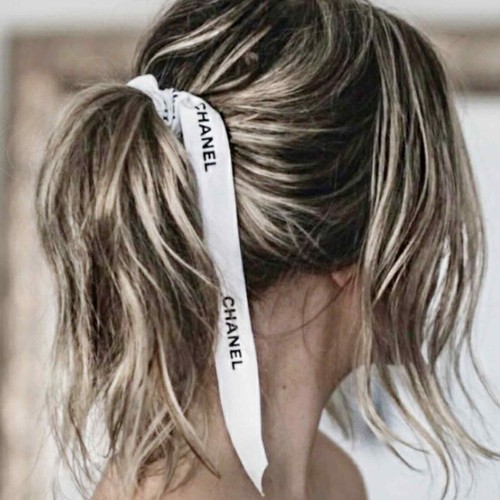 CHANEL Ribbon Authentic Gold & White Woven Holiday Ribbon 60 Inches | eBay