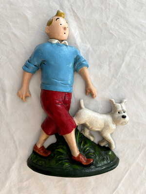 Tintin - Vintage Diecast Metal Tintin & Snowy Figurine/Statue | eBay