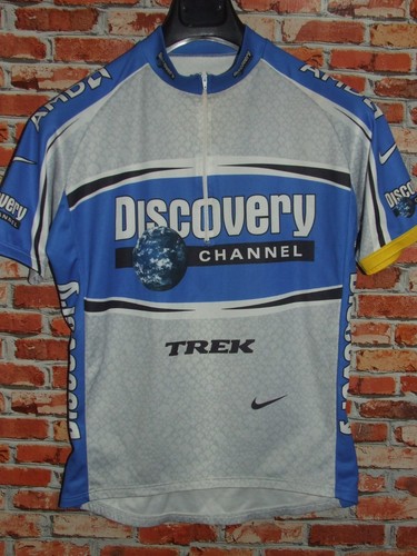Discovery Channel Nike Maillot Bicyclette Cyclisme Shirt Tg. L | eBay