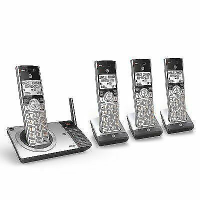 AT&T CL82407 4 Handset Phone System With Smart Call Blocker - Silver ...