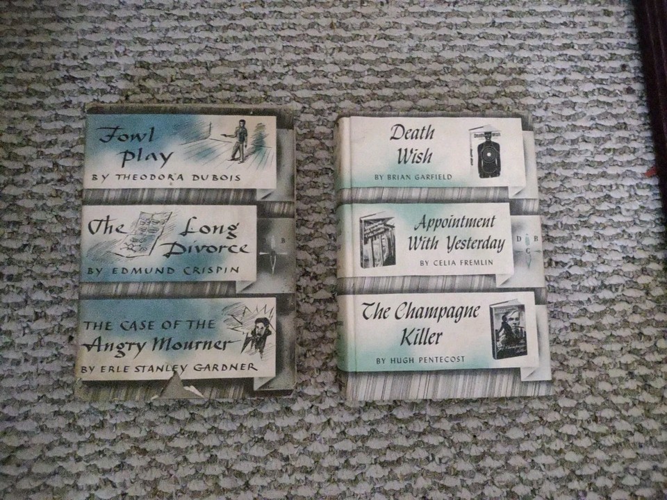 9 Book Detective Book Club Bundle / Lot Vintage Hardcover Books | eBay