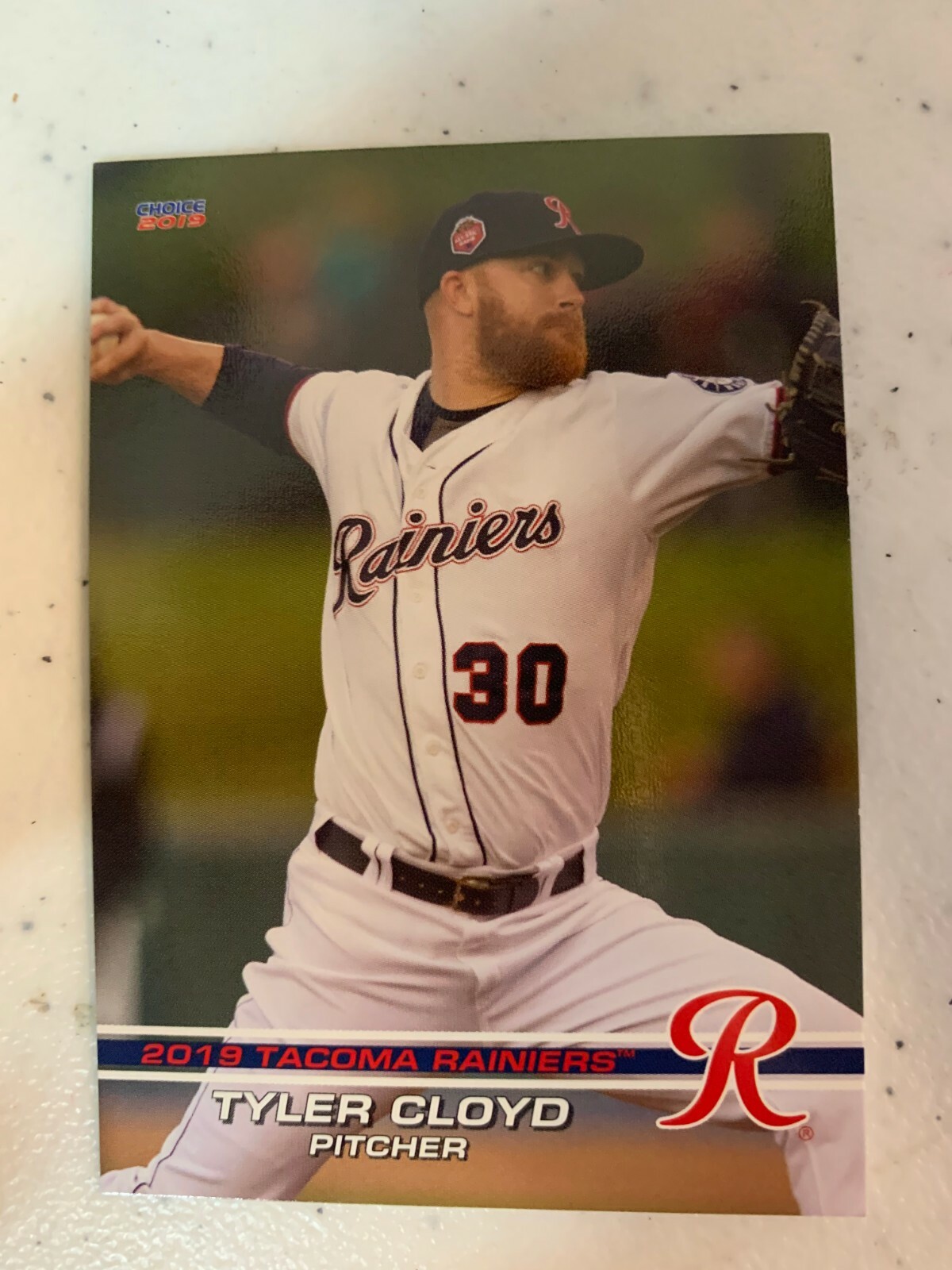 Tyler Cloyd 2019 Tacoma Rainers Team Card | eBay