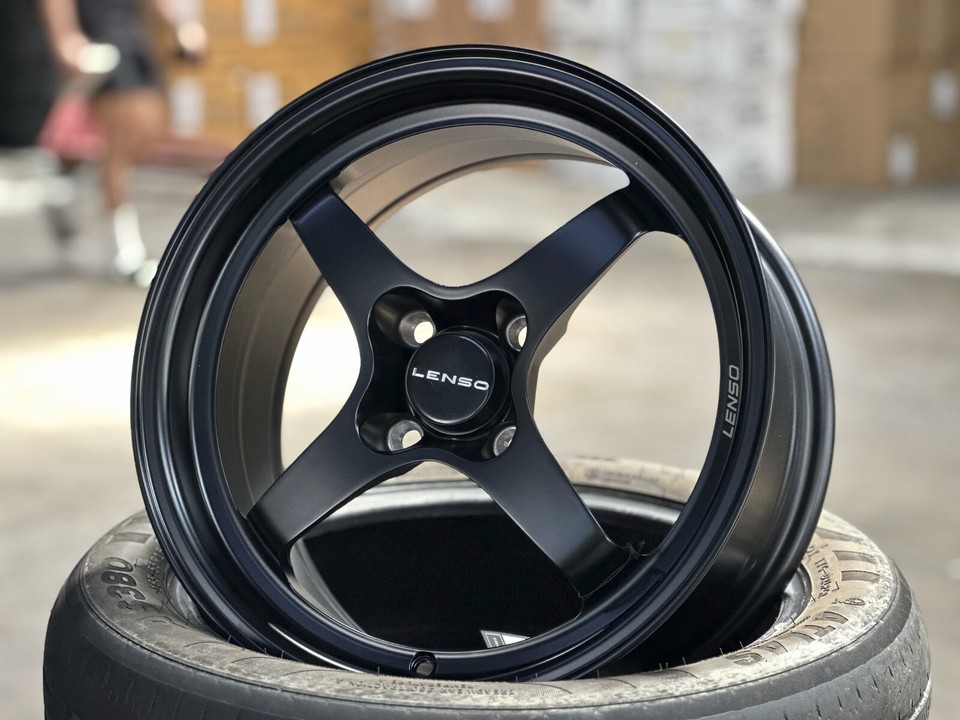 [Free Shipping] New 15x7 Lenso Maglite BLACK Wheel (set of 4) 4x100 ...