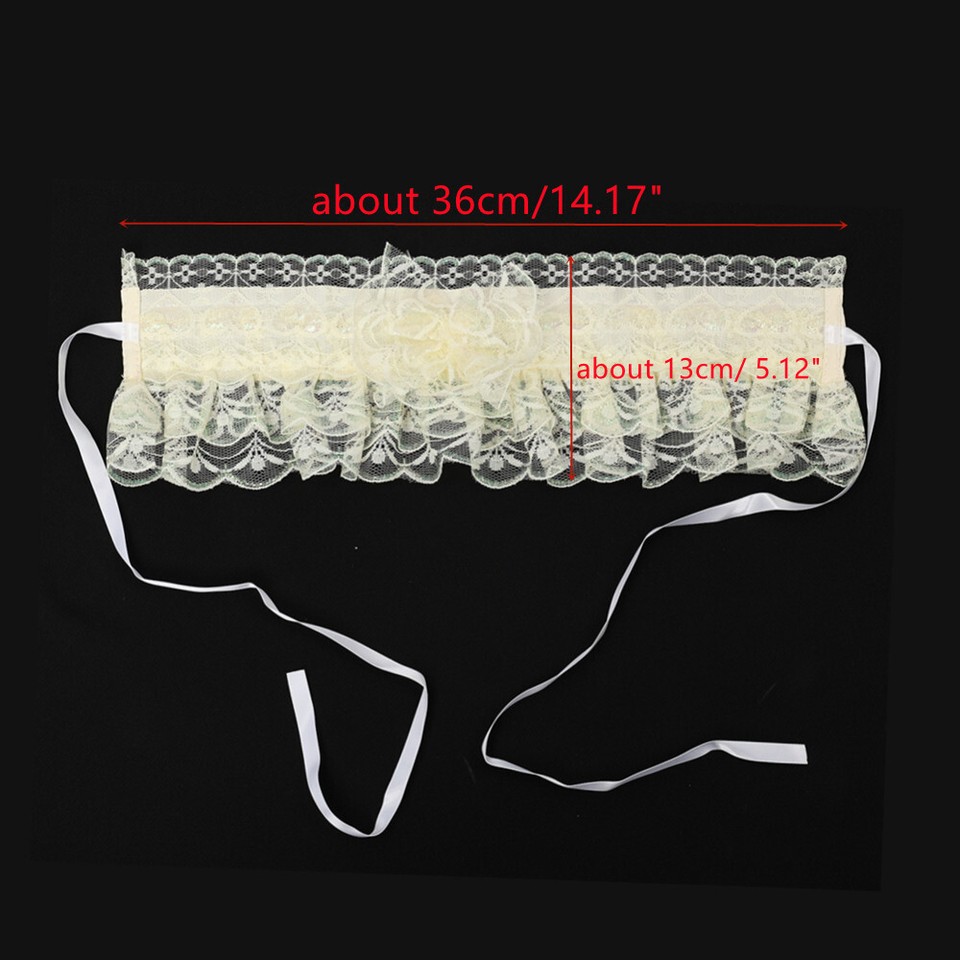 Retro Elizabethan Victorian Yellow Neck Ruff Ruffled Detachable Lace ...