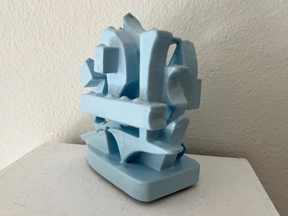 One Abstract Sculpture Constructivism Cubism Modern Art Influenced OOAK ...