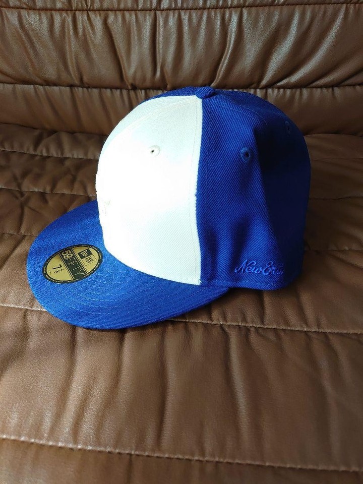 New Era Fear of God White/Royal Hat 7 5/8 | eBay