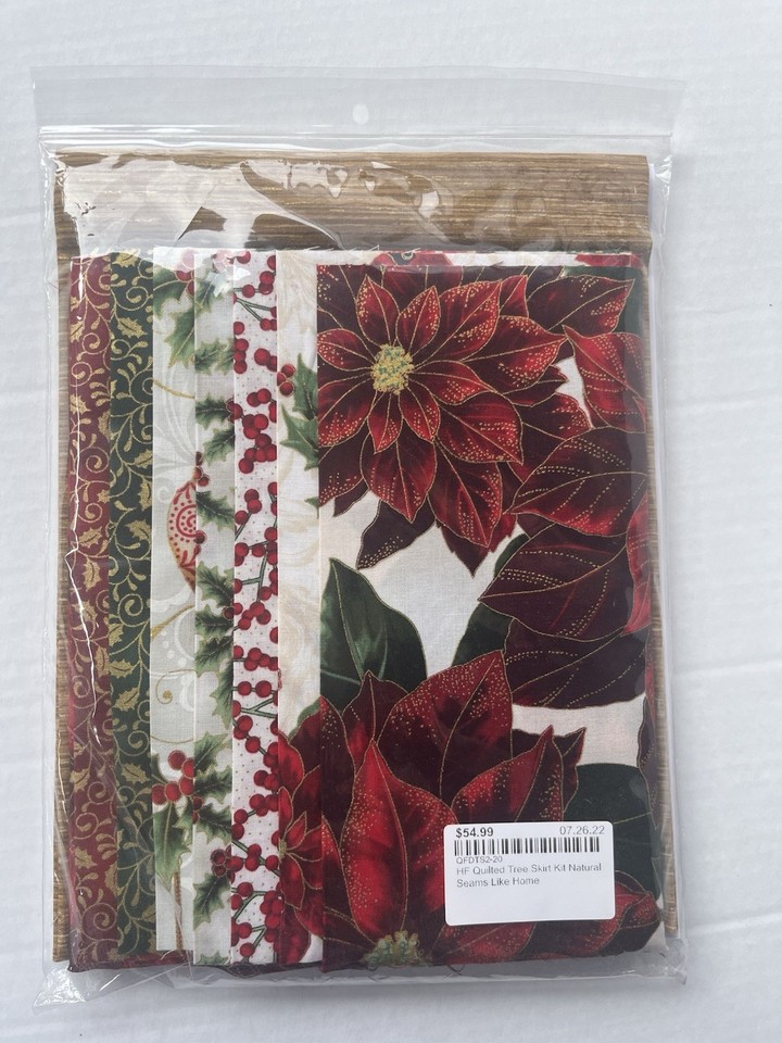 Hoffman Dresden Christmas Tree 40" Diameter Skirt Kit w/ Pattern QFDTS2 ...