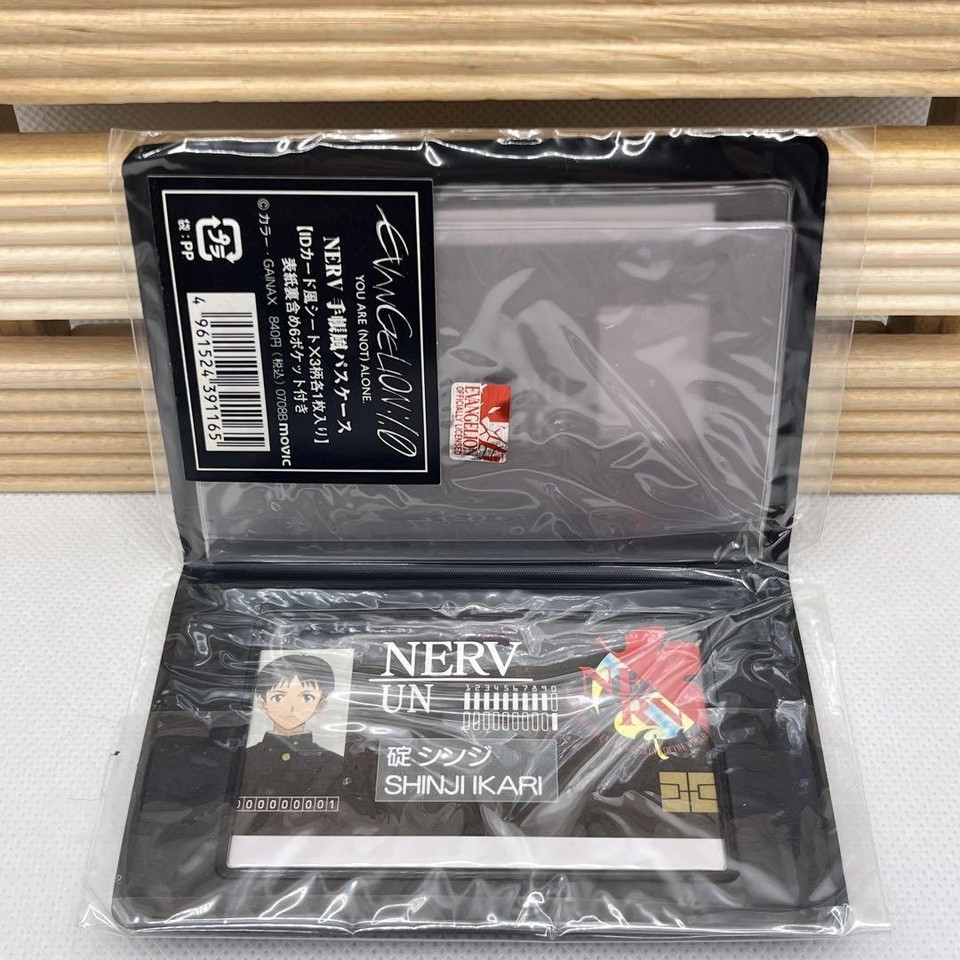 Evangelion NERV notebook-style pass case Ayanami Rei, Ikari Shinji, 1 ...
