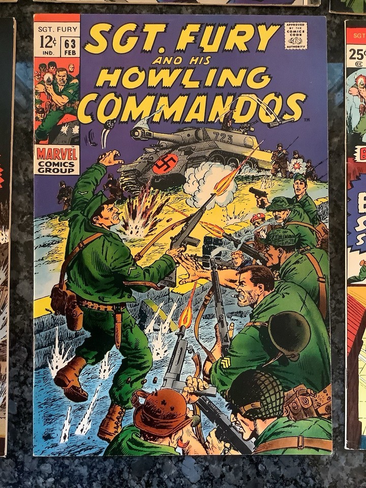 Sgt. Fury and His Howling Commandos #57, 58, 59, 60, 61, 62, 63, 122 ...