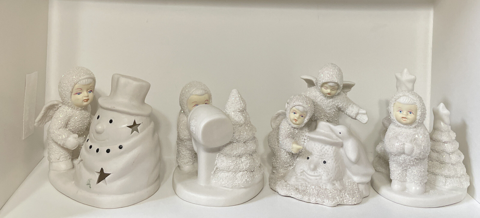 Lot of 4 Super Cute snow babies Figurines | eBay