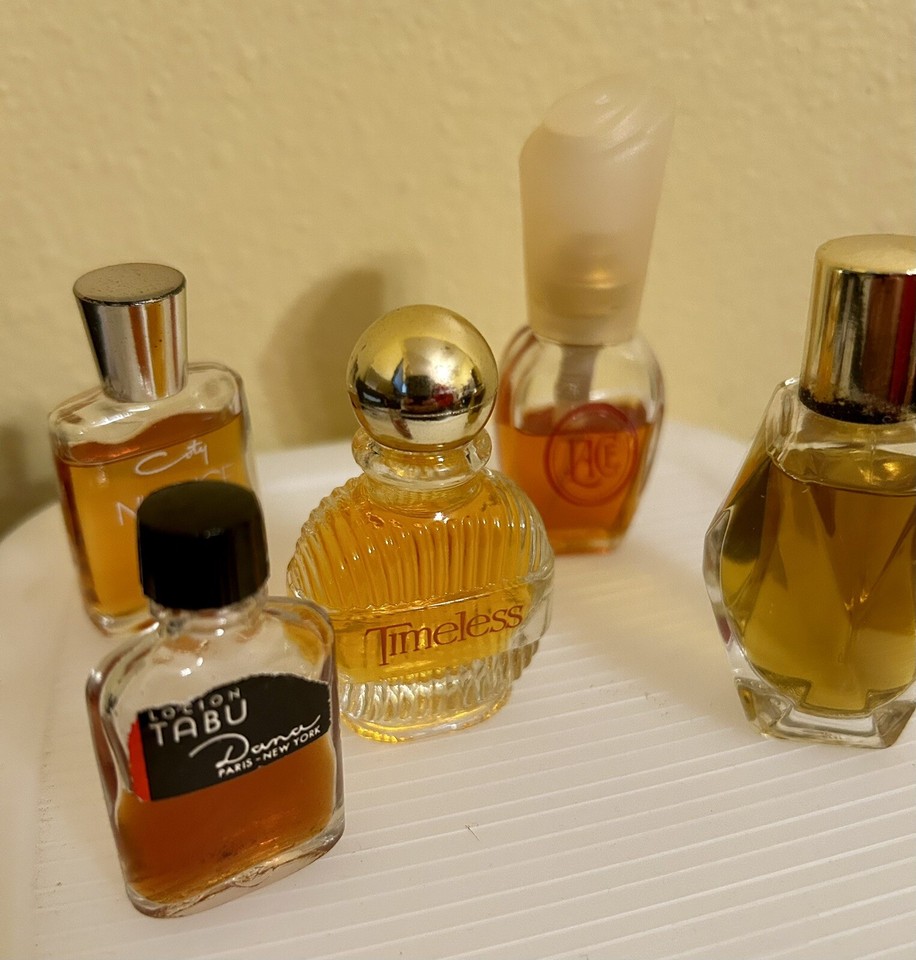 Lot Of 5 Vintage Perfumes COTY Nuance, Truly Lace, TABU , Emeraude , Timeless | eBay