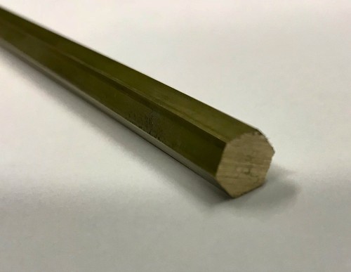 5/16" hexagon brass bar CZ121 (CW614N) various sizes | eBay