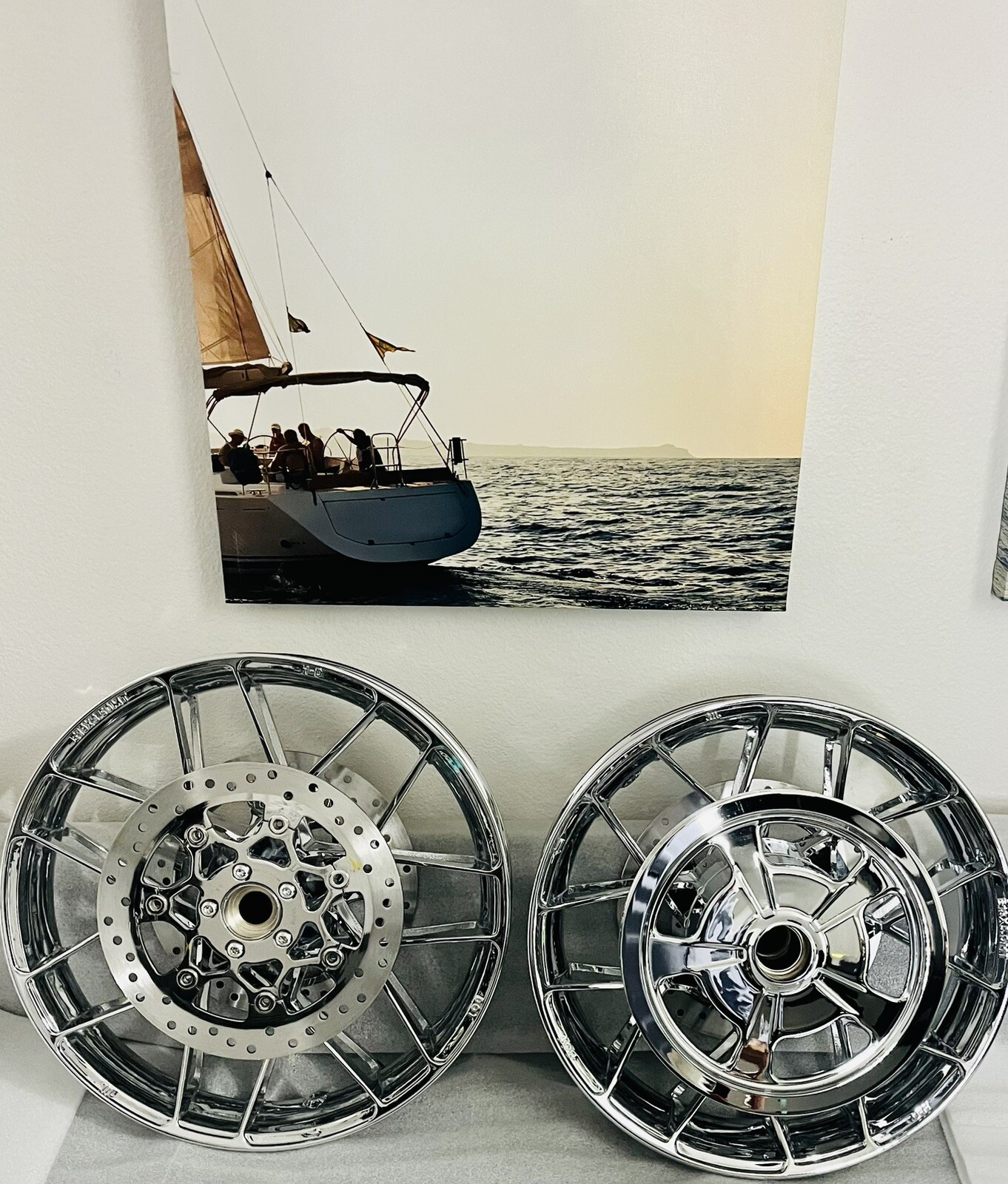 Harley 2024 CVO FUGITIVE Touring STREET GLIDE Chrome Wheels OEM HD Rims ...