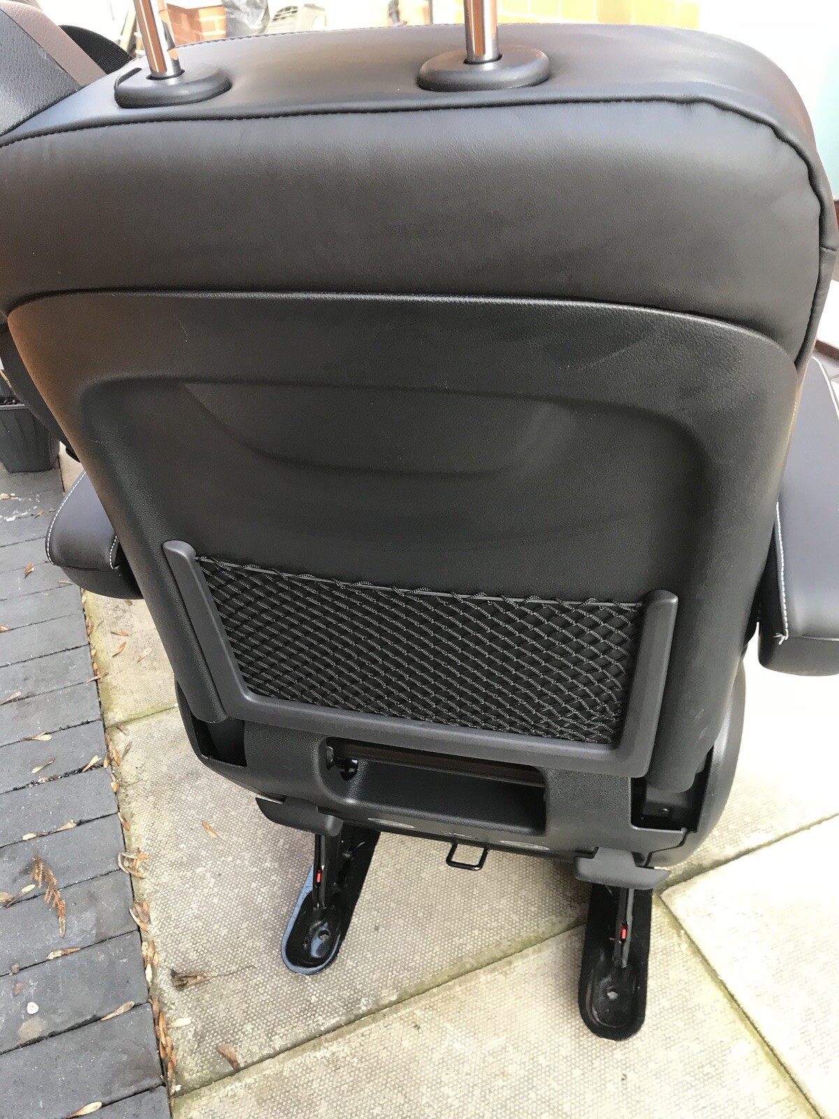 Mercedes Vito Tourer V Class Black Nappa Leather Captain Seats X2 & x4 ...