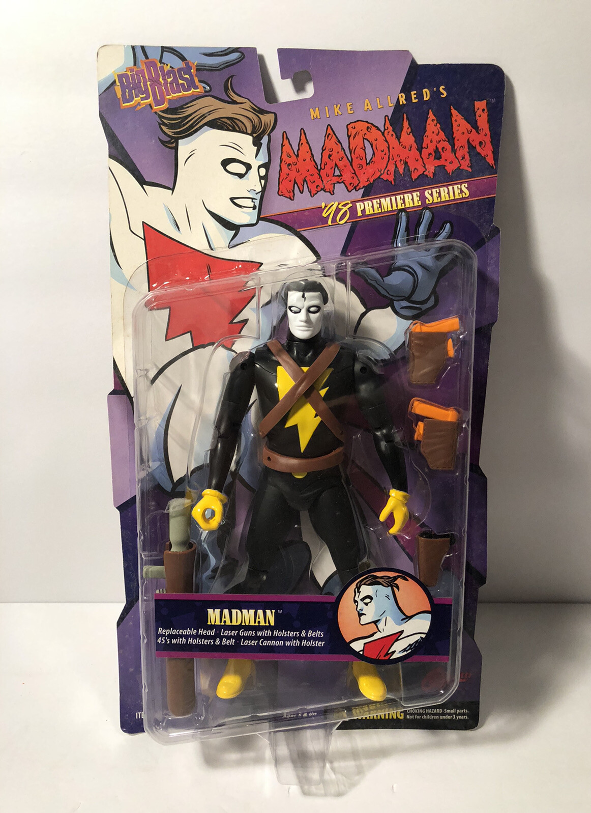 MADMAN BLACK VARIANT Figure Mike Allred’s 1998 Premiere Series ...