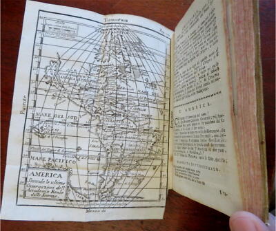 Universal Geography 1787 Italian Atlas gazetteer w/ 18 maps Calif. as ...