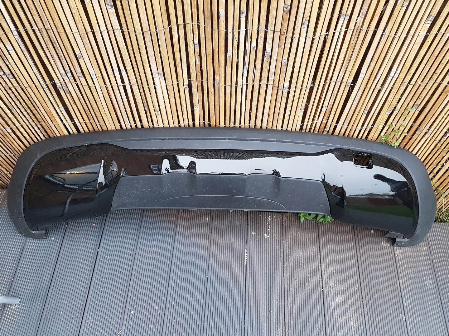 Mercedes GLA 200 genuine rear bumper valance gloss black used | eBay UK