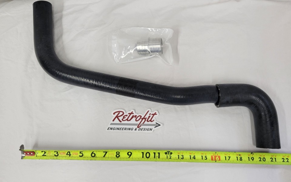 Universal LS Swap Radiator Hose Kit, LS1 LS2 LS3 Water Pump, Stock Rad ...