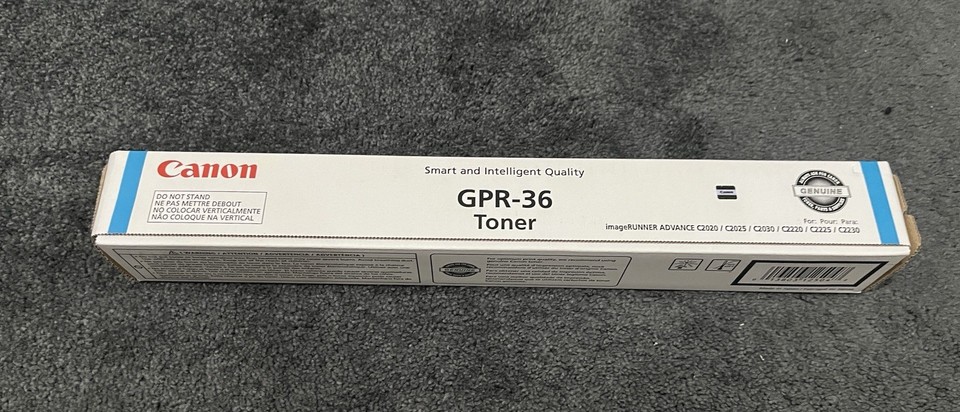 Canon GPR-36 Cyan Toner Cartridge - Genuine Canon - Factory Sealed | eBay