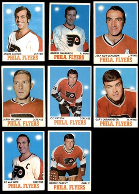 1970-71 Topps Philadelphia Flyers Team Set 4 - VG/EX 5158921 | eBay