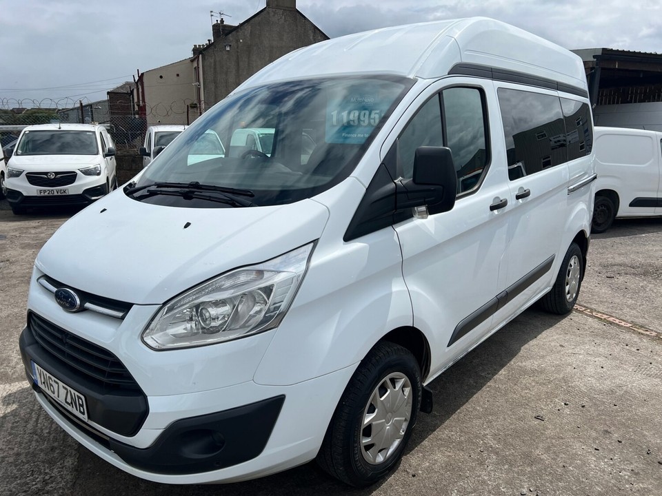 2017 Ford Transit Custom 2.0 TDCi 130ps High Roof Kombi Trend Van MPV Diesel Man | eBay UK