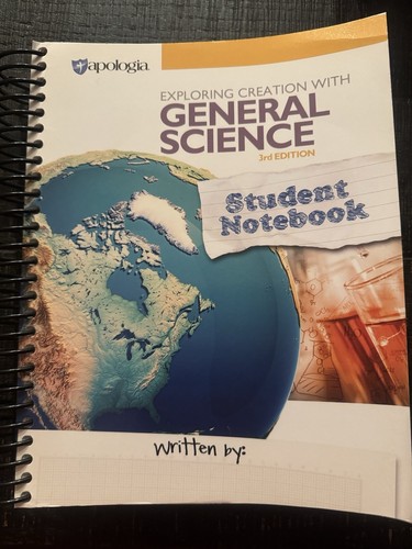 Apologia Science General Science 3rd Edition Textbook Student Work Book ...