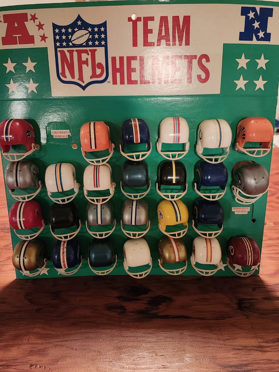 Vintage NFL Helmets MINI Set 1980’s Gumball Vending Football Old Stock ...